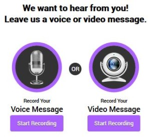 Record Your Message - Reputation First!